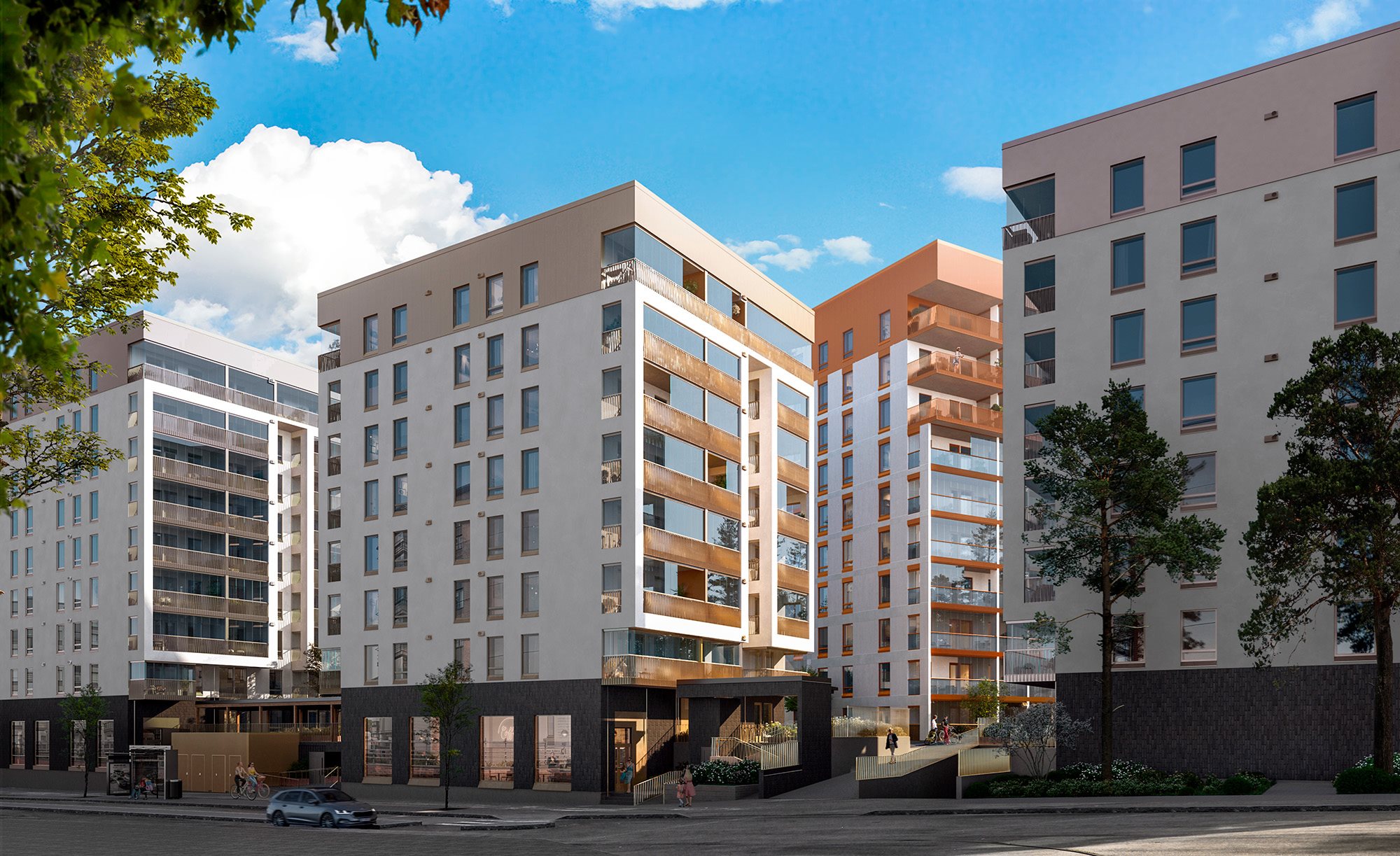 Uusia asuntoja Tampereen Kalevaan - Peab Koti